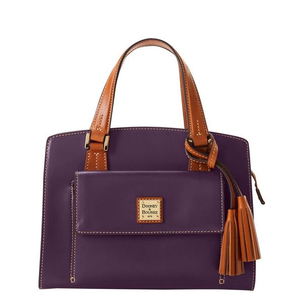 Dooney & Bourke | Bags | Dooney Bourke Wexford Leather Small Satchel ...